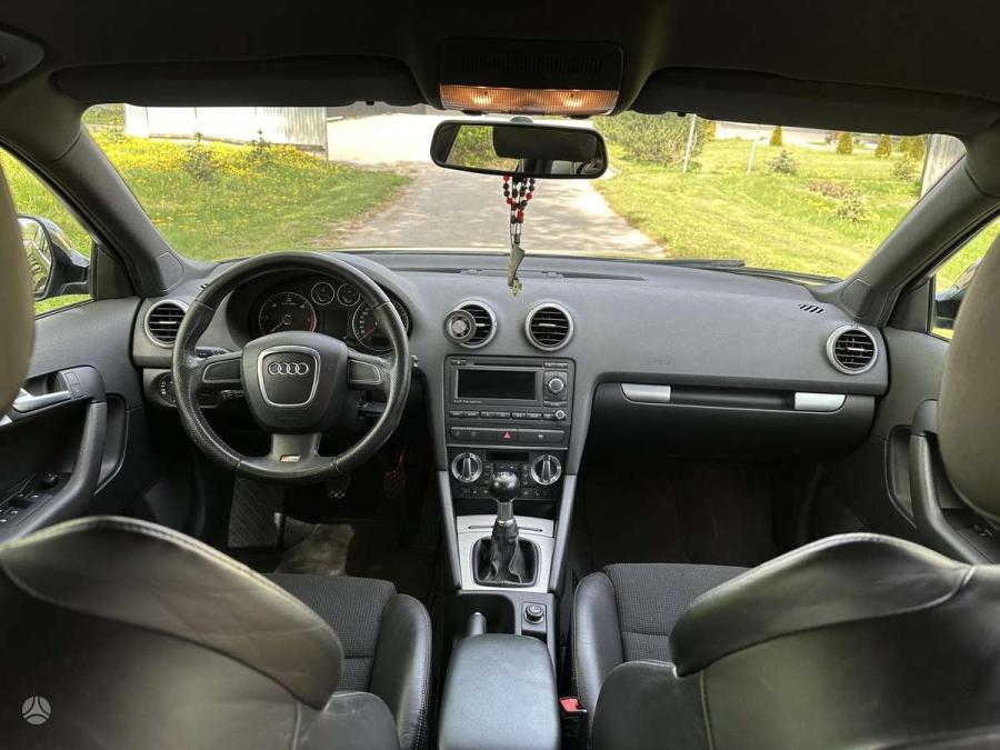 Melns Audi A3 2008 Viļņa, ar dzinēja tilpumu 1.97 L un nobraukumu 283 tūkst. km par 3300 €, foto 10 vietnē AUTOMOTO.COM.LV