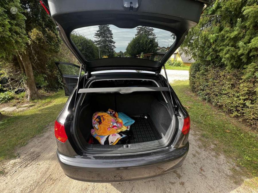 Melns Audi A3 2008 Šauļi, ar dzinēja tilpumu 1.90 L un nobraukumu 255 tūkst. km par 2650 €, foto 11 vietnē AUTOMOTO.COM.LV