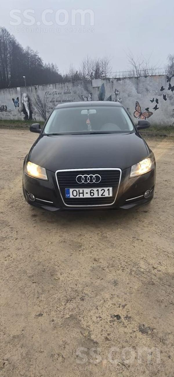 Черный Ауди А3 2008 в Рига, объемом двигателя 1.90 л и пробегом 411 тыс. км за 3800 €, фото 6 на AUTOMOTO.COM.LV