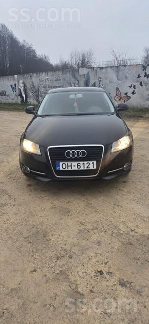 Black Audi A3 2008 in Riga, with an engine capacity of 1.90 L and mileage of 411 thousand km for 3800 €, photo 6 on AUTOMOTO.COM.LV