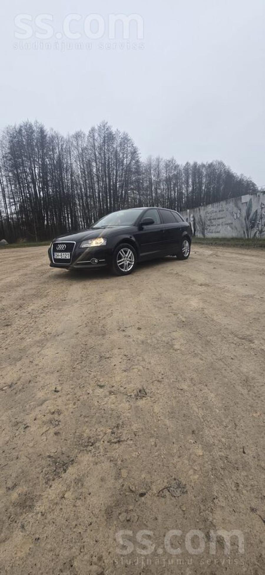 Black Audi A3 2008 in Riga, with an engine capacity of 1.90 L and mileage of 411 thousand km for 3800 €, photo 7 on AUTOMOTO.COM.LV