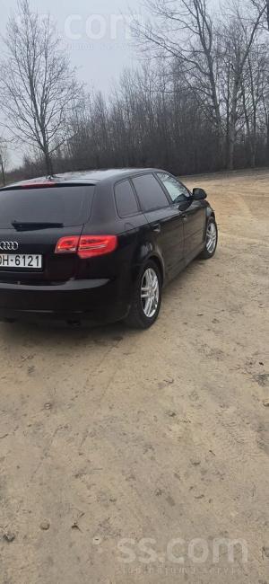Black Audi A3 2008 in Riga, with an engine capacity of 1.90 L and mileage of 411 thousand km for 3800 €, photo 8 on AUTOMOTO.COM.LV