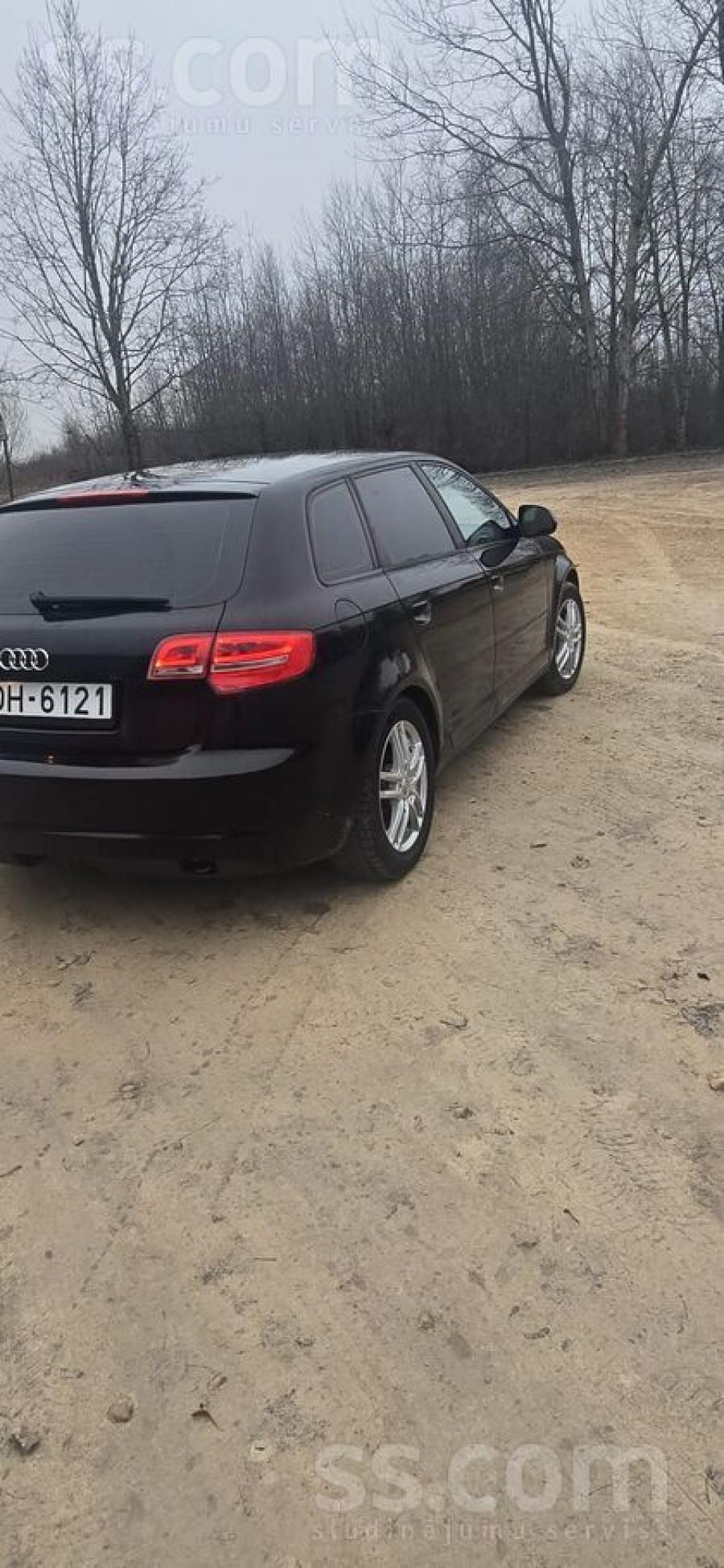 Black Audi A3 2008 in Riga, with an engine capacity of 1.90 L and mileage of 411 thousand km for 3800 €, photo 8 on AUTOMOTO.COM.LV