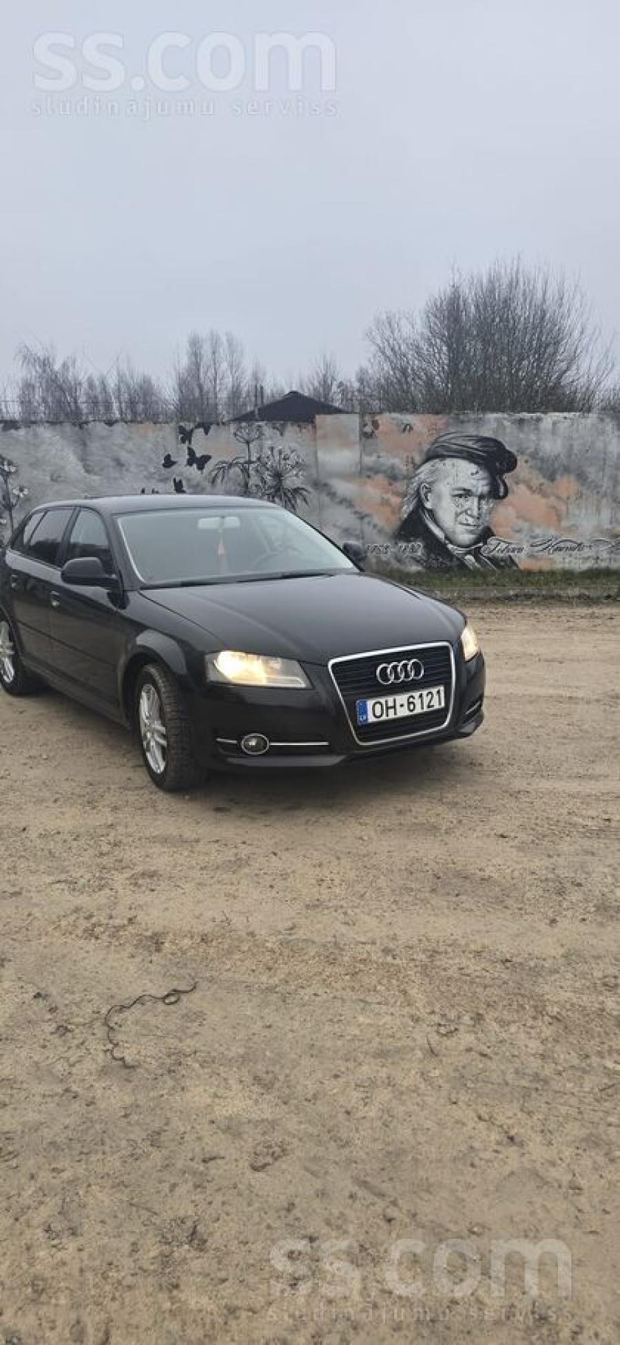 Black Audi A3 2008 in Riga, with an engine capacity of 1.90 L and mileage of 411 thousand km for 3800 €, photo 9 on AUTOMOTO.COM.LV