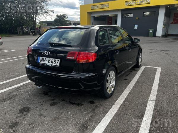 Черный Ауди А3 2008 в Рига, объемом двигателя 1.90 л и пробегом 289 тыс. км за 2950 €, фото 4 на AUTOMOTO.COM.LV