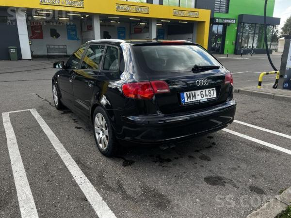 Черный Ауди А3 2008 в Рига, объемом двигателя 1.90 л и пробегом 289 тыс. км за 2950 €, фото 5 на AUTOMOTO.COM.LV