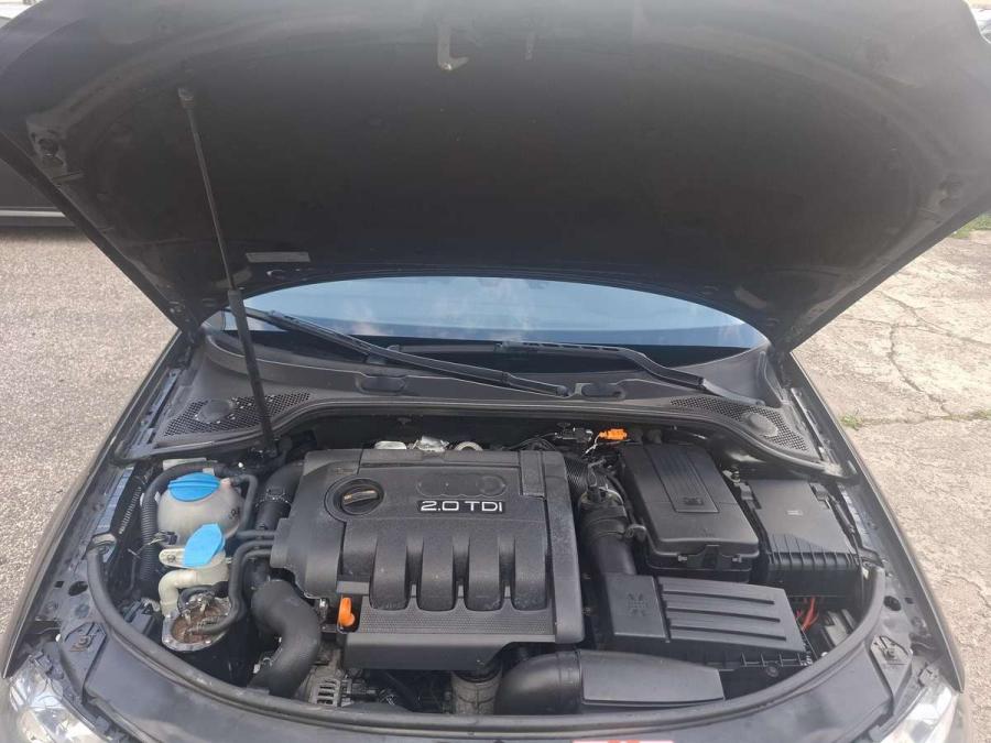 Black Audi A3 2008 in Utena, with an engine capacity of 1.97 L and mileage of 240 thousand km for 2800 €, photo 4 on AUTOMOTO.COM.LV