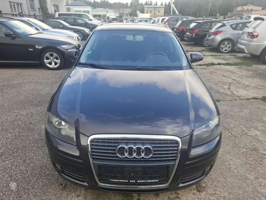 Black Audi A3 2008 in Utena, with an engine capacity of 1.97 L and mileage of 240 thousand km for 2800 €, photo 5 on AUTOMOTO.COM.LV