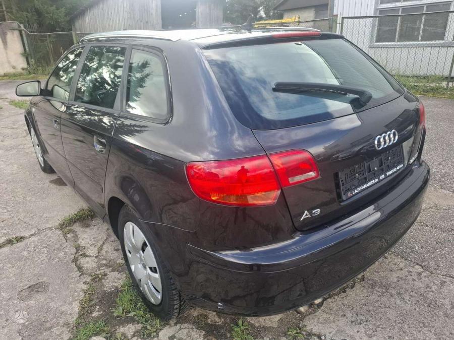 Black Audi A3 2008 in Utena, with an engine capacity of 1.97 L and mileage of 240 thousand km for 2800 €, photo 12 on AUTOMOTO.COM.LV