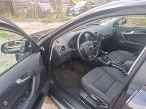 Black Audi A3 2008 in Utena, with an engine capacity of 1.97 L and mileage of 240 thousand km for 2800 €, photo 18 on AUTOMOTO.COM.LV