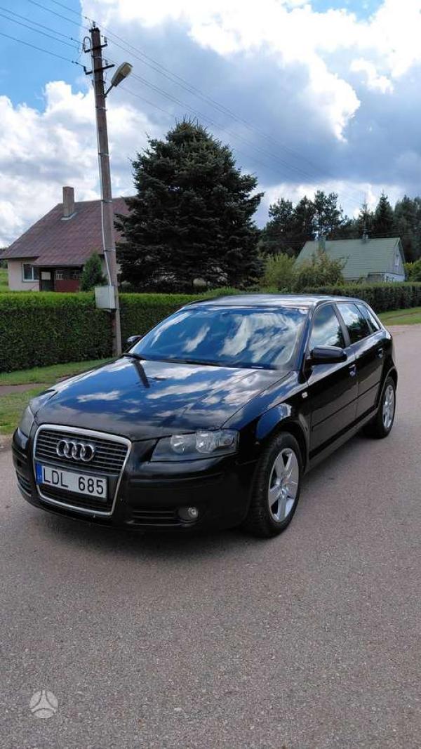Melns Audi A3 2008 Viļņa, ar dzinēja tilpumu 1.97 L un nobraukumu 362 tūkst. km par 1300 €, foto 1 vietnē AUTOMOTO.COM.LV