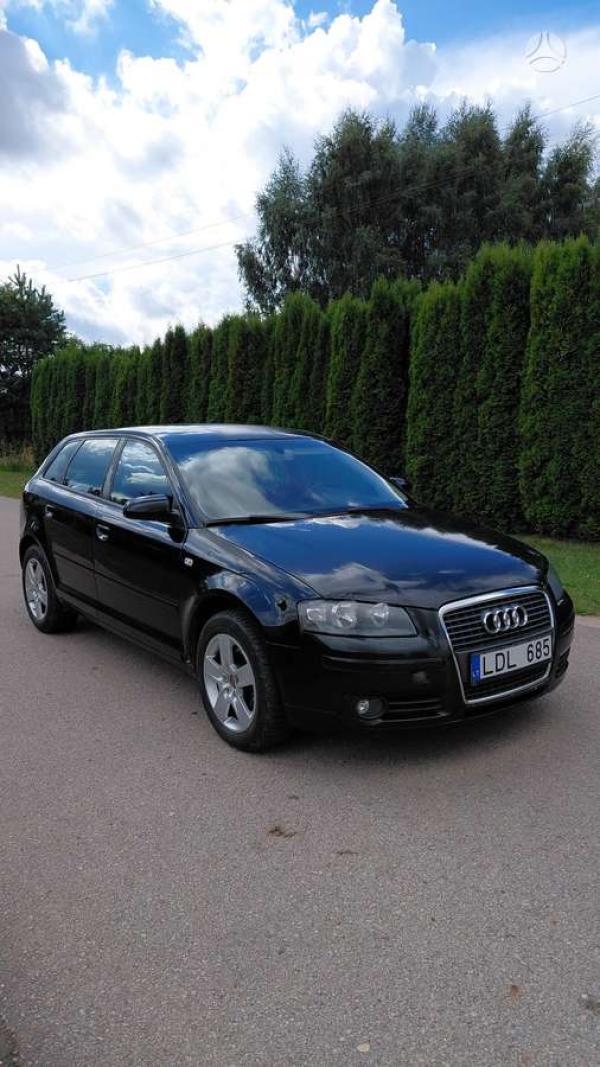 Melns Audi A3 2008 Viļņa, ar dzinēja tilpumu 1.97 L un nobraukumu 362 tūkst. km par 1300 €, foto 3 vietnē AUTOMOTO.COM.LV