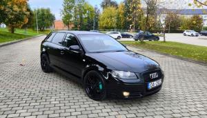 Black Audi A3 2008 in Dobele, with an engine capacity of 2.00 L and mileage of 360 thousand km for 3400 €, photo  on AUTOMOTO.COM.LV