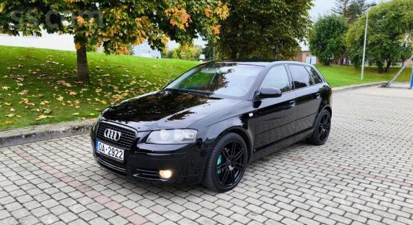 Black Audi A3 2008 in Dobele, with an engine capacity of 2.00 L and mileage of 360 thousand km for 3400 €, photo 5 on AUTOMOTO.COM.LV