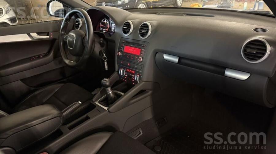 Melns Audi A3 2008 Rīga, ar dzinēja tilpumu 2.00 L un nobraukumu 247 tūkst. km par 6400 €, foto 9 vietnē AUTOMOTO.COM.LV