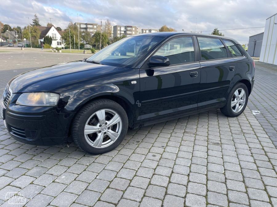 Black Audi A3 2008 in Raseiniai, with an engine capacity of 1.60 L and mileage of 280 thousand km for 2500 €, photo 5 on AUTOMOTO.COM.LV
