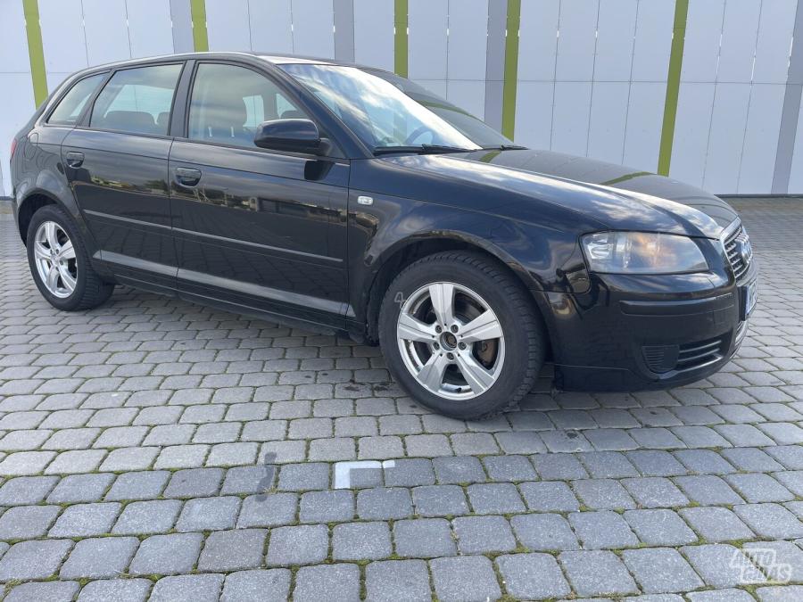 Black Audi A3 2008 in Raseiniai, with an engine capacity of 1.60 L and mileage of 280 thousand km for 2500 €, photo 9 on AUTOMOTO.COM.LV