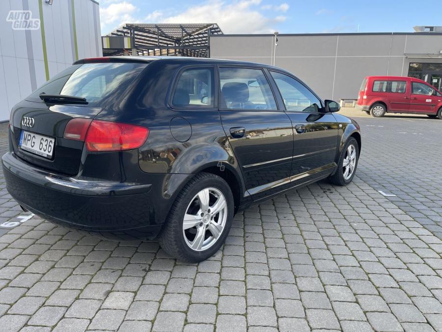 Black Audi A3 2008 in Raseiniai, with an engine capacity of 1.60 L and mileage of 280 thousand km for 2500 €, photo 12 on AUTOMOTO.COM.LV