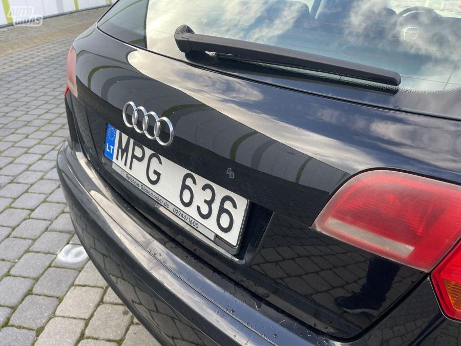 Black Audi A3 2008 in Raseiniai, with an engine capacity of 1.60 L and mileage of 280 thousand km for 2500 €, photo 17 on AUTOMOTO.COM.LV