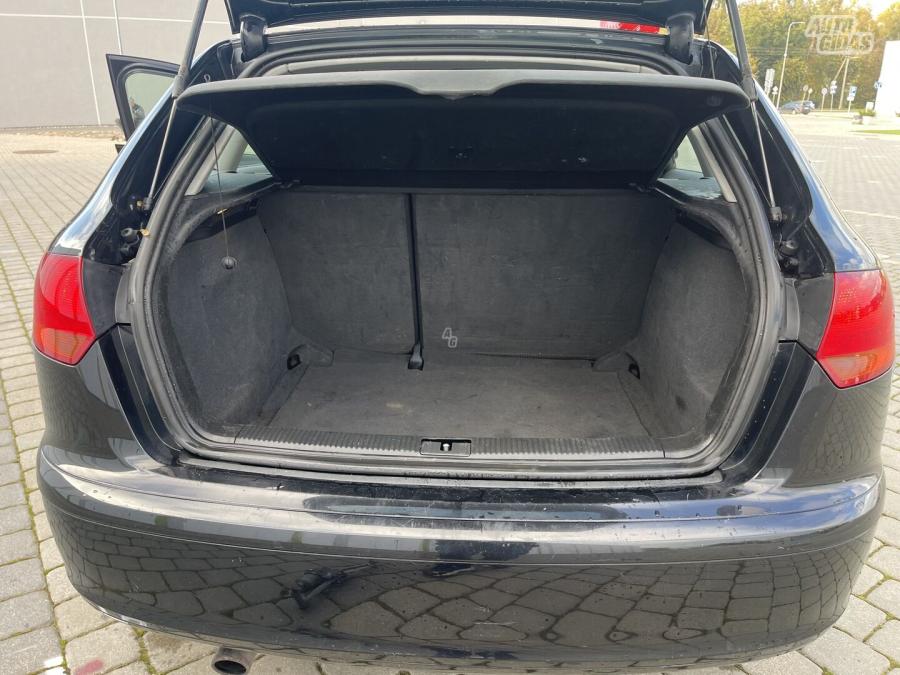 Black Audi A3 2008 in Raseiniai, with an engine capacity of 1.60 L and mileage of 280 thousand km for 2500 €, photo 32 on AUTOMOTO.COM.LV