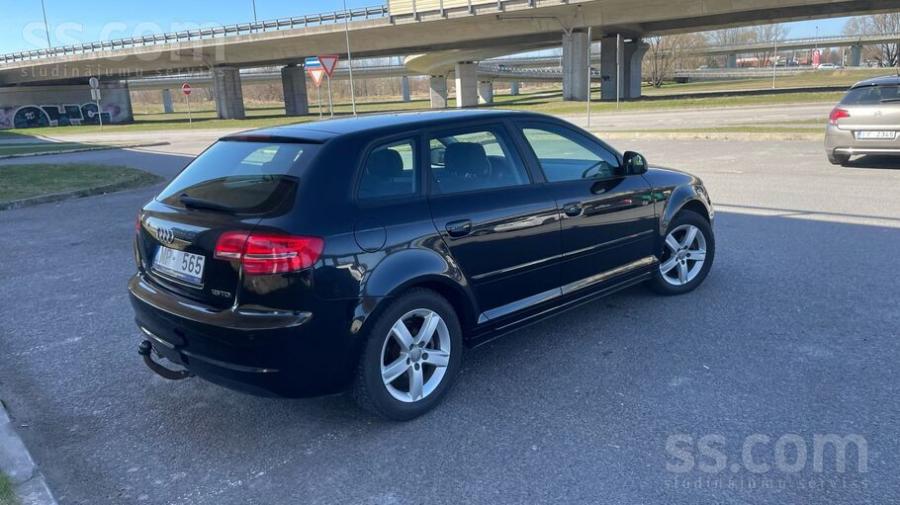 Melns Audi A3 2009 Rīga, ar dzinēja tilpumu 1.90 L un nobraukumu 259 tūkst. km par 4950 €, foto 3 vietnē AUTOMOTO.COM.LV