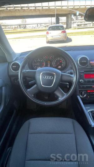 Melns Audi A3 2009 Rīga, ar dzinēja tilpumu 1.90 L un nobraukumu 259 tūkst. km par 4950 €, foto 7 vietnē AUTOMOTO.COM.LV