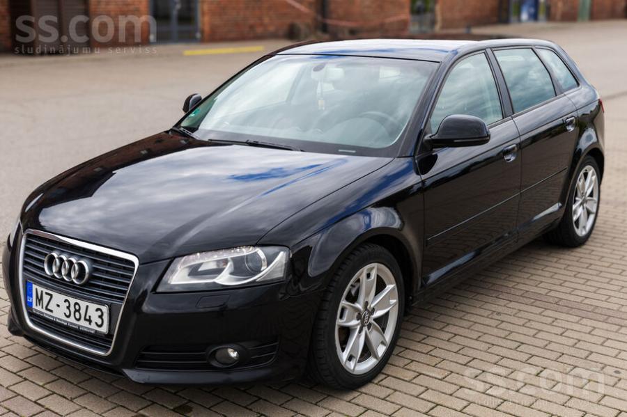 Melns Audi A3 2009 Liepāja, ar dzinēja tilpumu 2.00 L un nobraukumu 260 tūkst. km par 4500 €, foto 1 vietnē AUTOMOTO.COM.LV
