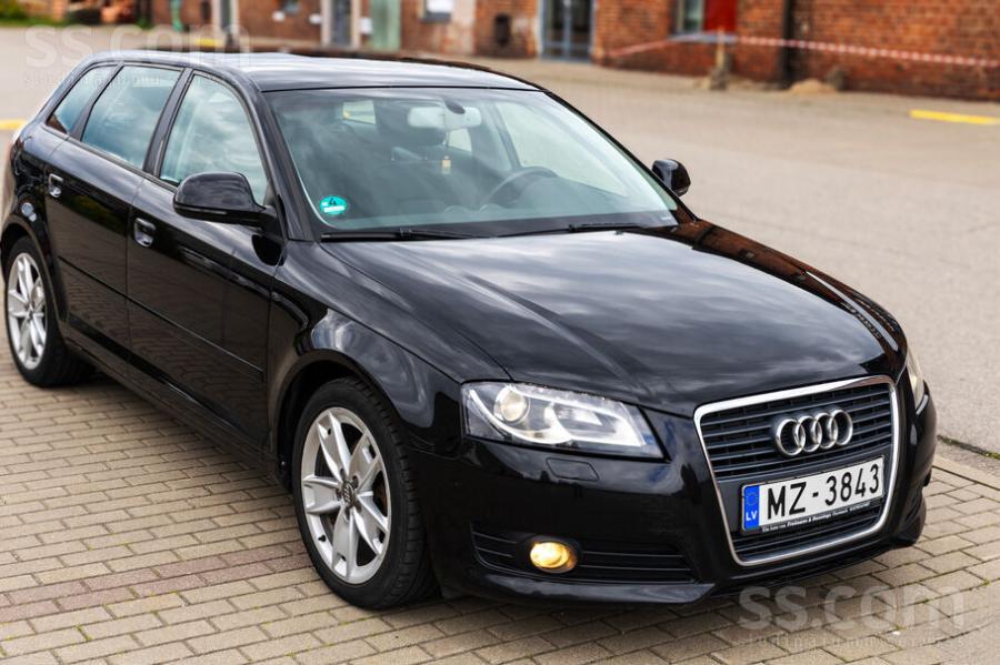 Melns Audi A3 2009 Liepāja, ar dzinēja tilpumu 2.00 L un nobraukumu 260 tūkst. km par 4500 €, foto 2 vietnē AUTOMOTO.COM.LV