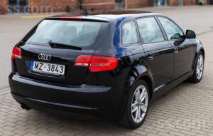 Melns Audi A3 2009 Liepāja, ar dzinēja tilpumu 2.00 L un nobraukumu 260 tūkst. km par 4500 €, foto 4 vietnē AUTOMOTO.COM.LV