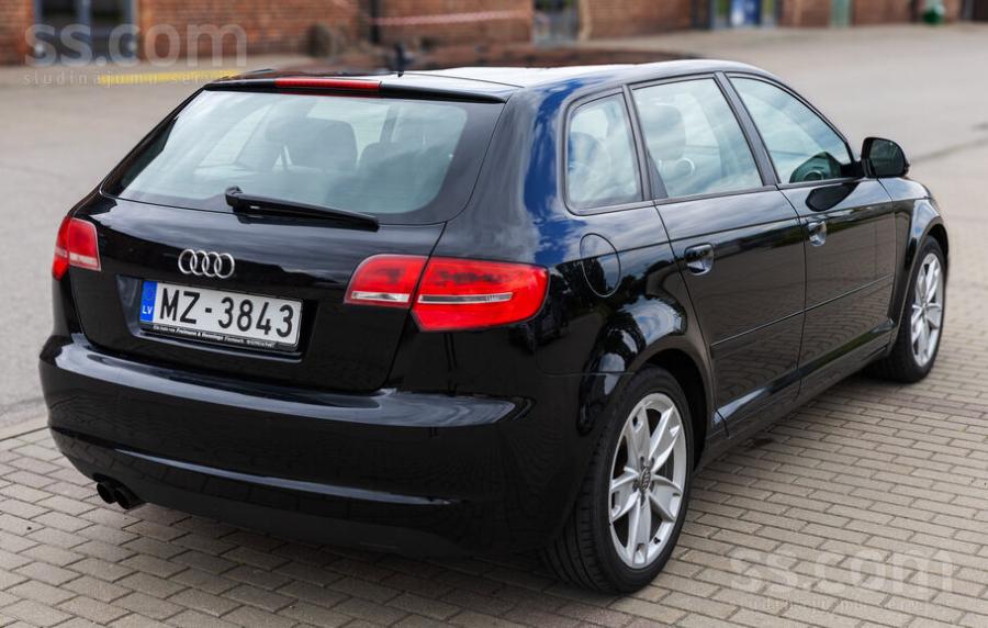 Melns Audi A3 2009 Liepāja, ar dzinēja tilpumu 2.00 L un nobraukumu 260 tūkst. km par 4500 €, foto 4 vietnē AUTOMOTO.COM.LV