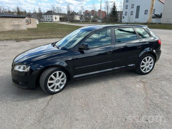 Melns Audi A3 2009 Ludza, ar dzinēja tilpumu 2.00 L un nobraukumu 0 tūkst. km par 6200 €, foto 3 vietnē AUTOMOTO.COM.LV