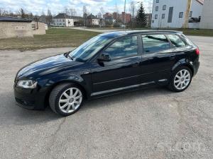 Black Audi A3 2009 in Ludza, with an engine capacity of 2.00 L and mileage of 0 thousand km for 6200 €, photo 3 on AUTOMOTO.COM.LV
