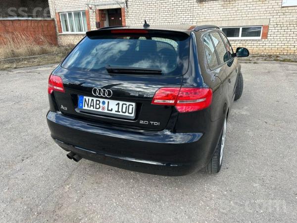 Melns Audi A3 2009 Ludza, ar dzinēja tilpumu 2.00 L un nobraukumu 0 tūkst. km par 6200 €, foto 6 vietnē AUTOMOTO.COM.LV
