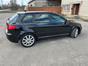 Black Audi A3 2009 in Ludza, with an engine capacity of 2.00 L and mileage of 0 thousand km for 6200 €, photo 8 on AUTOMOTO.COM.LV