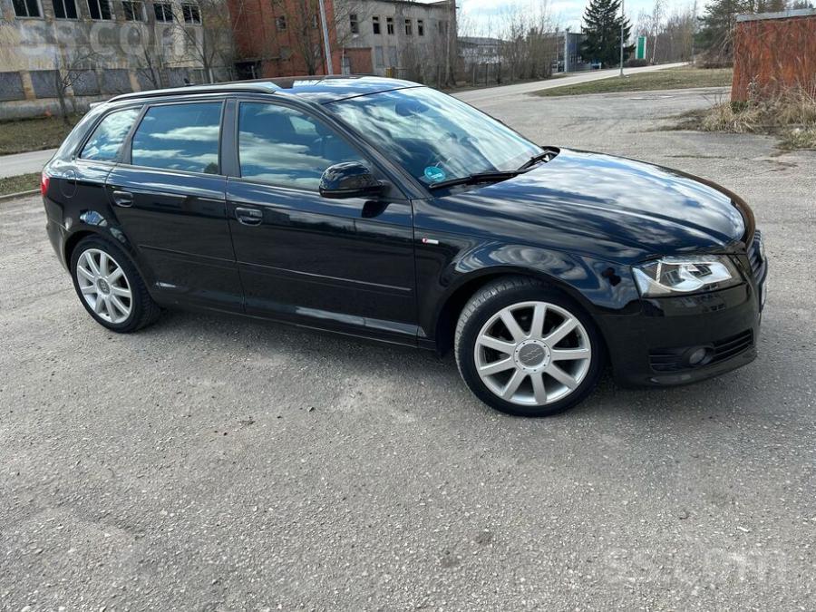 Black Audi A3 2009 in Ludza, with an engine capacity of 2.00 L and mileage of 0 thousand km for 6200 €, photo 9 on AUTOMOTO.COM.LV