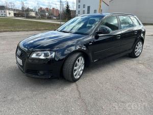 Black Audi A3 2009 in Ludza, with an engine capacity of 2.00 L and mileage of 0 thousand km for 6200 €, photo 12 on AUTOMOTO.COM.LV