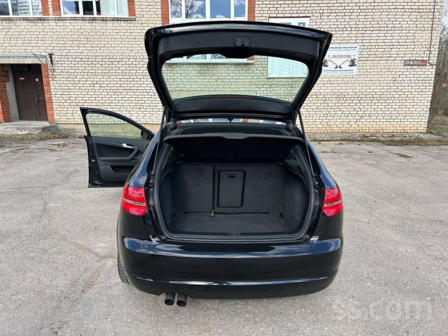 Black Audi A3 2009 in Ludza, with an engine capacity of 2.00 L and mileage of 0 thousand km for 6200 €, photo 18 on AUTOMOTO.COM.LV