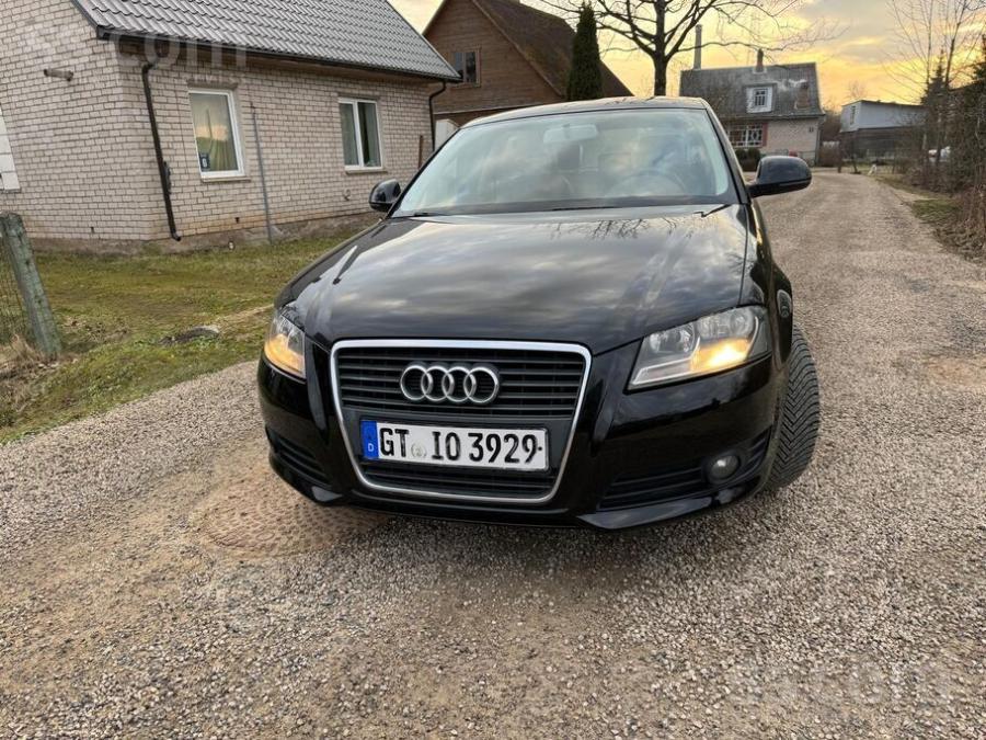Melns Audi A3 2009 Ludza, ar dzinēja tilpumu 1.90 L un nobraukumu 0 tūkst. km par 4000 €, foto 2 vietnē AUTOMOTO.COM.LV