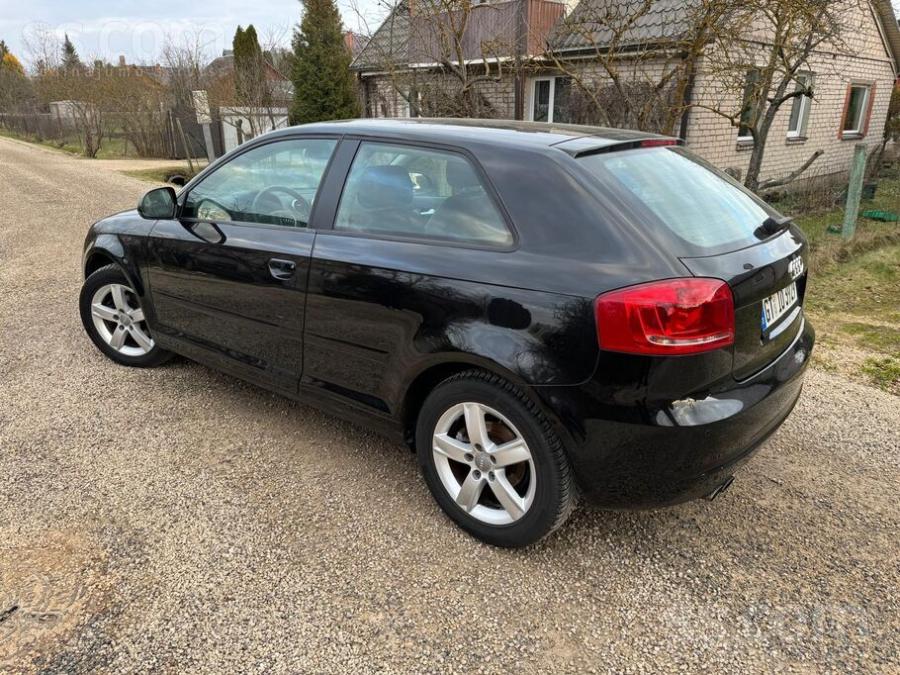Melns Audi A3 2009 Ludza, ar dzinēja tilpumu 1.90 L un nobraukumu 0 tūkst. km par 4000 €, foto 5 vietnē AUTOMOTO.COM.LV