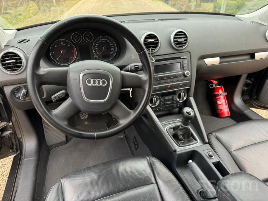Melns Audi A3 2009 Ludza, ar dzinēja tilpumu 1.90 L un nobraukumu 0 tūkst. km par 4000 €, foto 18 vietnē AUTOMOTO.COM.LV