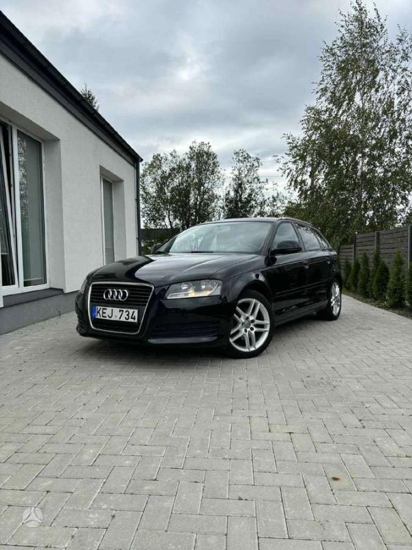 Melns Audi A3 2009 Viļņa, ar dzinēja tilpumu 1.80 L un nobraukumu 202 tūkst. km par 4500 €, foto 1 vietnē AUTOMOTO.COM.LV