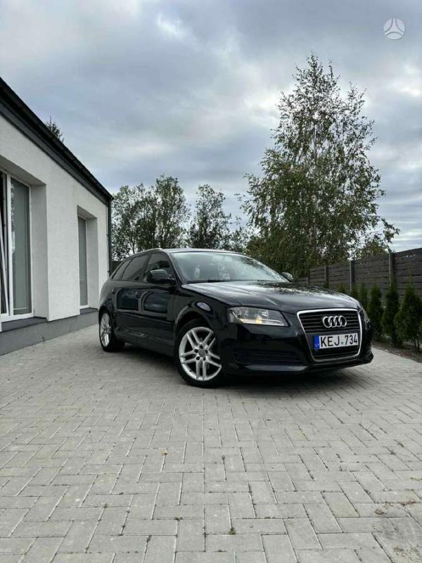 Melns Audi A3 2009 Viļņa, ar dzinēja tilpumu 1.80 L un nobraukumu 202 tūkst. km par 4500 €, foto 3 vietnē AUTOMOTO.COM.LV
