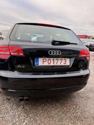 Black Audi A3 2009 in Jurbarkas, with an engine capacity of 1.97 L and mileage of 294 thousand km for 3999 €, photo 4 on AUTOMOTO.COM.LV