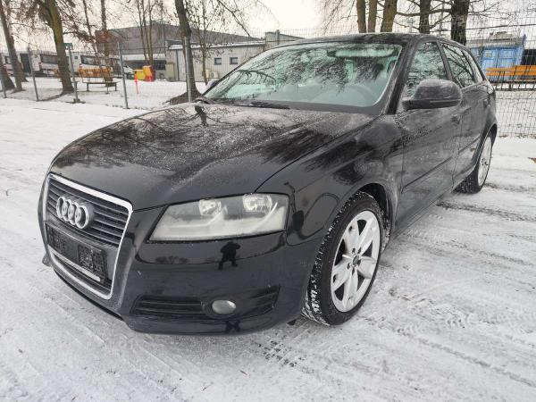 Black Audi A3 2009 in Marijampole, with an engine capacity of 1.39 L and mileage of 180 thousand km for 4800 €, photo 1 on AUTOMOTO.COM.LV