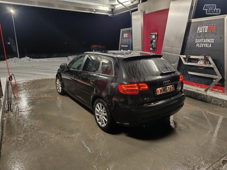 Melns Audi A3 2009 Panevēža, ar dzinēja tilpumu 2.00 L un nobraukumu 240 tūkst. km par 5250 €, foto 4 vietnē AUTOMOTO.COM.LV