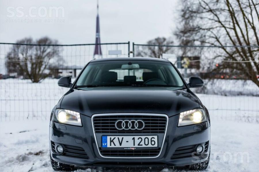 Melns Audi A3 2009 Rīga, ar dzinēja tilpumu 2.00 L un nobraukumu 287 tūkst. km par 6490 €, foto 3 vietnē AUTOMOTO.COM.LV