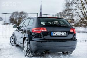Melns Audi A3 2009 Rīga, ar dzinēja tilpumu 2.00 L un nobraukumu 287 tūkst. km par 6490 €, foto 6 vietnē AUTOMOTO.COM.LV