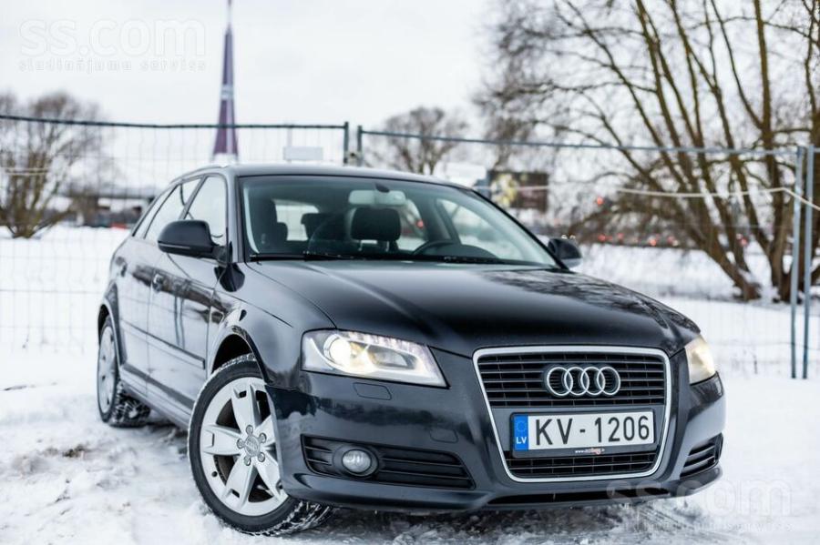 Melns Audi A3 2009 Rīga, ar dzinēja tilpumu 2.00 L un nobraukumu 287 tūkst. km par 4490 €, foto 2 vietnē AUTOMOTO.COM.LV