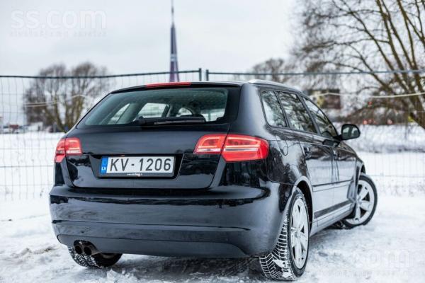 Melns Audi A3 2009 Rīga, ar dzinēja tilpumu 2.00 L un nobraukumu 287 tūkst. km par 4490 €, foto 7 vietnē AUTOMOTO.COM.LV