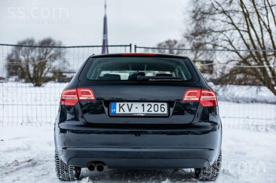 Melns Audi A3 2009 Rīga, ar dzinēja tilpumu 2.00 L un nobraukumu 287 tūkst. km par 4490 €, foto 8 vietnē AUTOMOTO.COM.LV